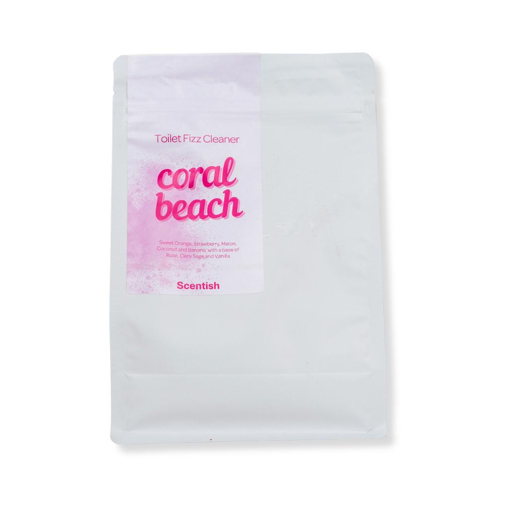 Coral Beach Toilet Fizz Cleaner | Wonder Cleaning Powder – Scentish