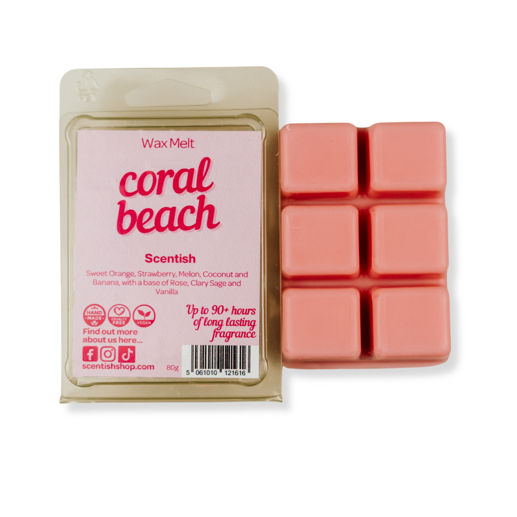 Coral Beach Wax Melt | Stunning Simple Home Fragrance – Scentish
